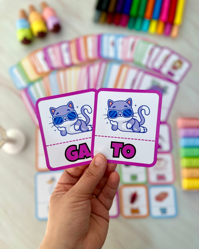 Jogo da Memória das Sílabas – EduMaisKids – Recursos Pedagógicos Inovadores