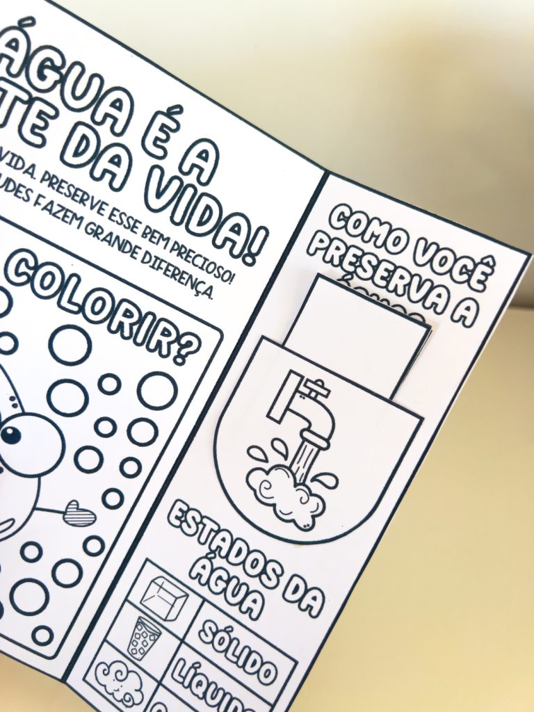 Lapbook Dia da Água – EduMaisKids – Recursos Pedagógicos Inovadores